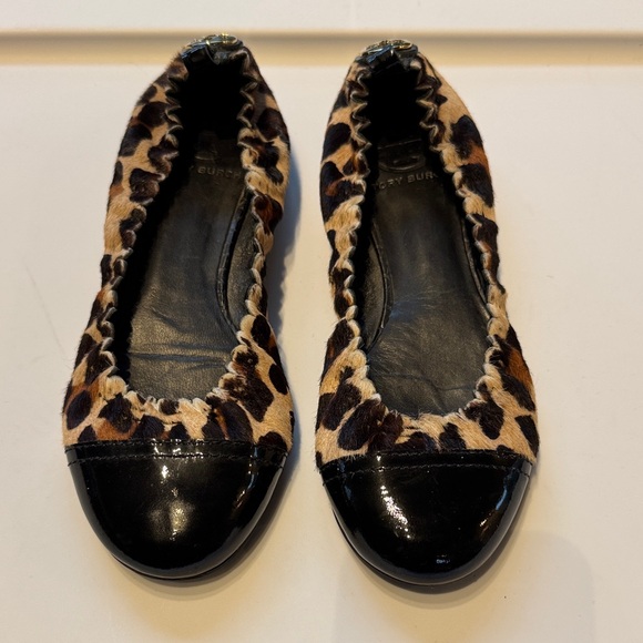 Tory Burch | Shoes | Tory Burch Womens Lepard Print Ballet Flats With ...